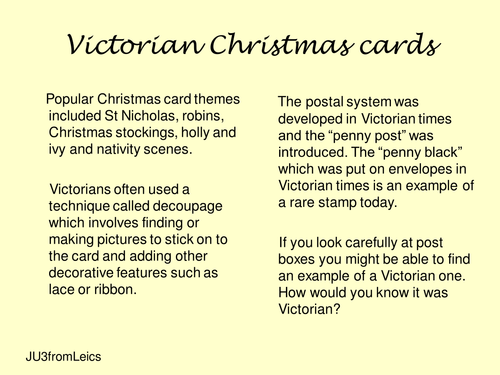 VICTORIAN CHRISTMAS. Home and School. | Teaching Resources