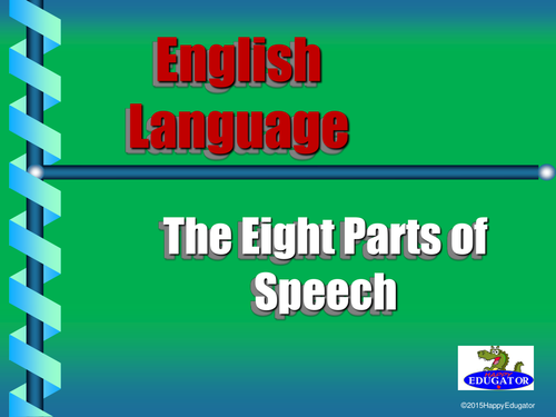 Parts of Speech PowerPoint UK version | Teaching Resources