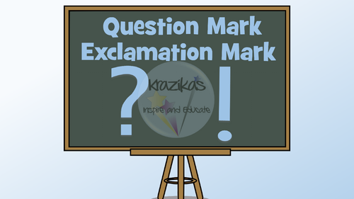 Question Mark and Exclamation Mark | Teaching Resources