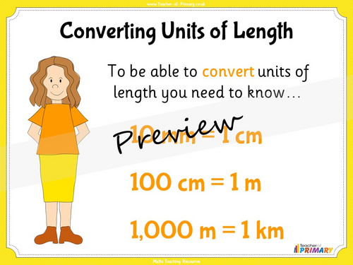 Converting and Comparing Units of Length - Year 4 | Teaching Resources