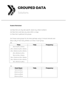 Grouped Data - Complete Lesson | Teaching Resources