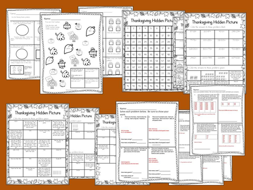 Thanksgiving Math Pack | Teaching Resources