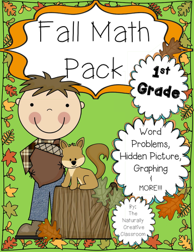 Fall Math for 1st Grade | Teaching Resources