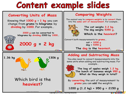 Measurement Teaching Pack - Year 4 : 9 PowerPoint presentations and ...