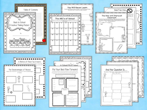 Back to School Creative Thinking Pack | Teaching Resources