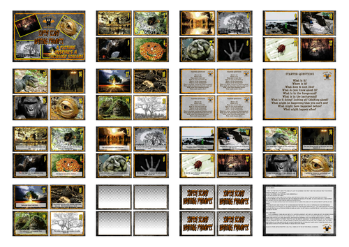 Halloween Writing Prompt Pictures and Story Starters (Super Scary ...