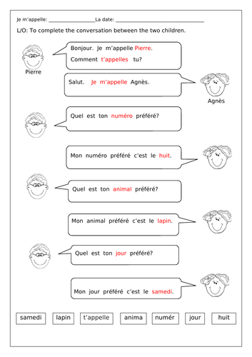 French Conversation | Teaching Resources