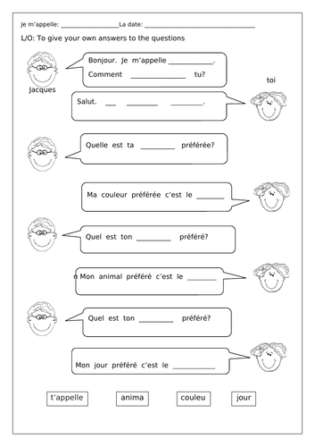 French Conversation | Teaching Resources