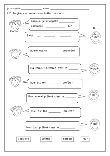 French Conversation | Teaching Resources