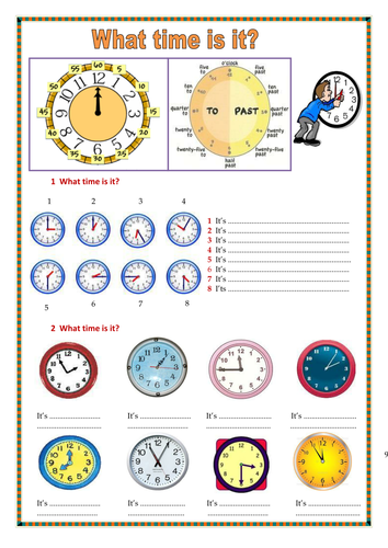 What time is it? | Teaching Resources
