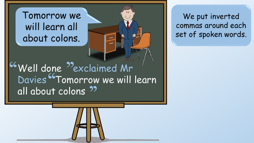 Direct Speech / Inverted Commas | Teaching Resources