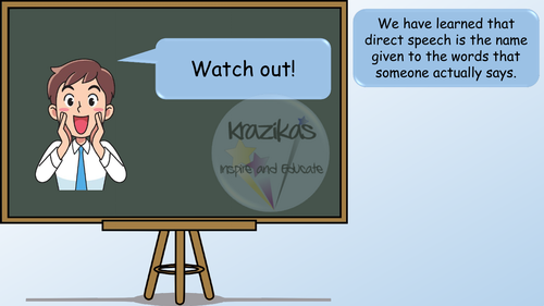 Direct Speech / Inverted Commas | Teaching Resources