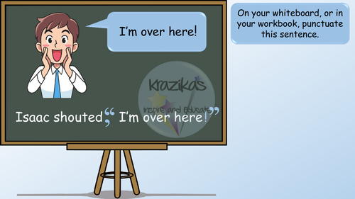 Direct Speech / Inverted Commas | Teaching Resources