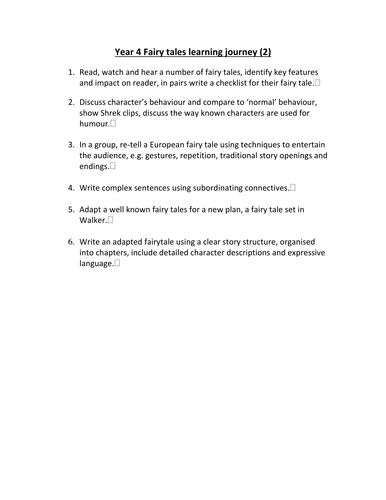 Fairy tales unit | Teaching Resources