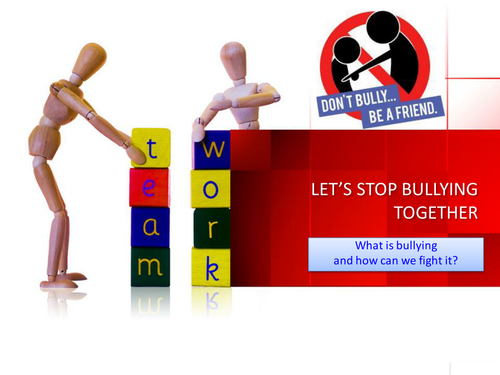 Anti-Bullying assembly - Stop bullying at school | Teaching Resources
