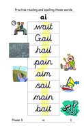Phase 3: ai grapheme, ppt, lotto game and activities | Teaching Resources