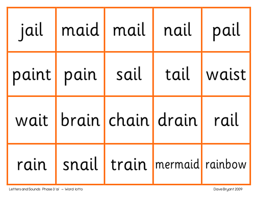 Phase 3: ai grapheme, ppt, lotto game and activities | Teaching Resources