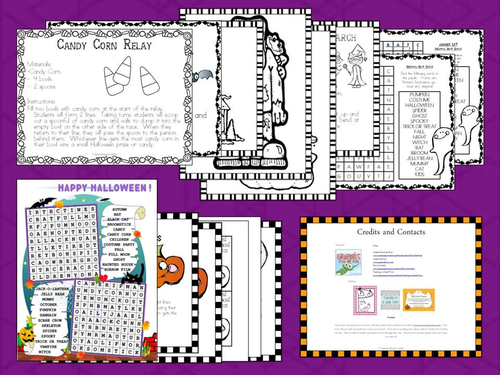 Halloween Party Pack: Games, Parent Letters & MORE!!! | Teaching Resources