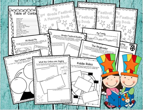 End of the Year Memory Book: Grades 3-5 | Teaching Resources
