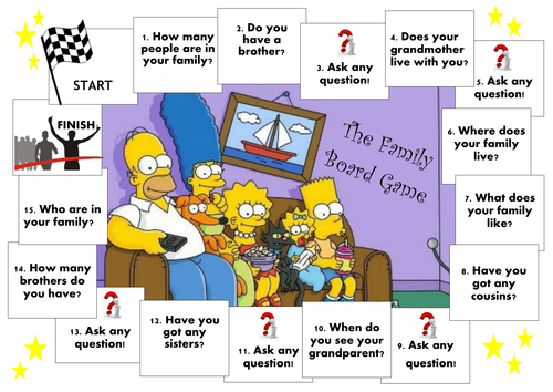 Family Board Game | Teaching Resources