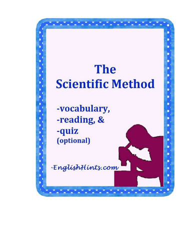 Scientific Method Vocabulary | Teaching Resources