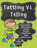 Tattling vs. Telling | Teaching Resources