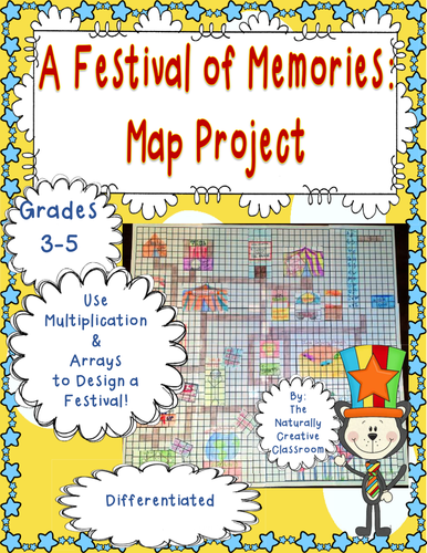 Multiplication and Array Map Project | Teaching Resources
