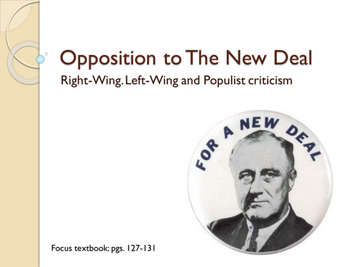 FDR's New Deal | Teaching Resources