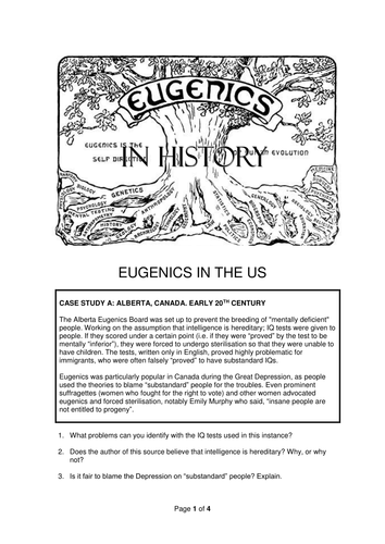 Eugenics | Teaching Resources