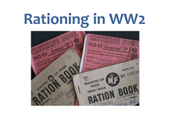 Rationing in WWII | Teaching Resources