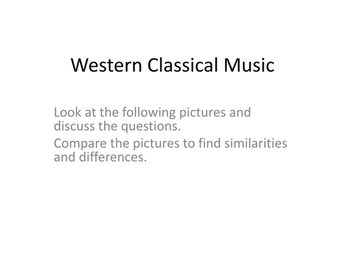 AQA GCSE Music - History of Western Classical Music | Teaching Resources
