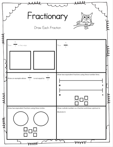 Drawing Fractions | Teaching Resources