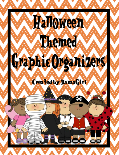 Halloween Themed Reading Graphic Organizers | Teaching Resources