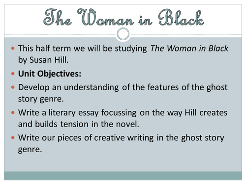The Woman in Black (novel) | Teaching Resources