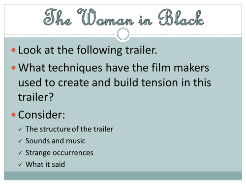 The Woman in Black (novel) | Teaching Resources