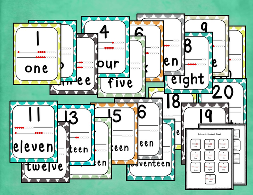 Rekenrek Posters and Student Reference Sheets | Teaching Resources