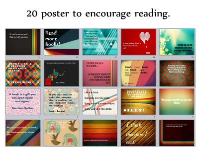 20 modern design posters to encourage reading by erylands - UK Teaching ...