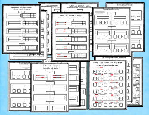 Rekenrek Practice Sheets | Teaching Resources