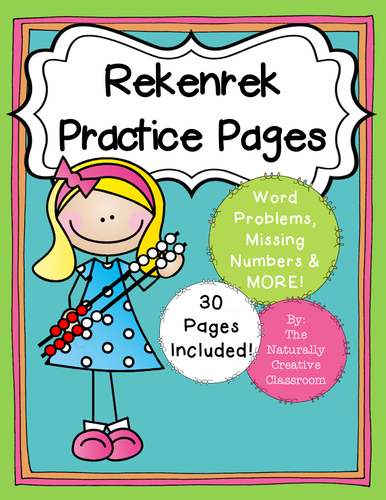 Rekenrek Practice Sheets | Teaching Resources