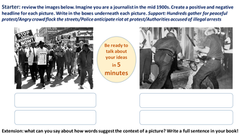 English Lesson for Black History Month: Media Coverage During the Civil ...
