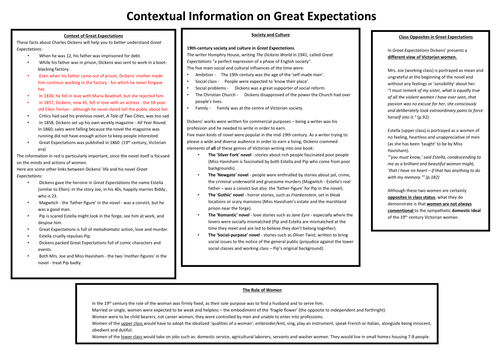 Great Expectations | Teaching Resources