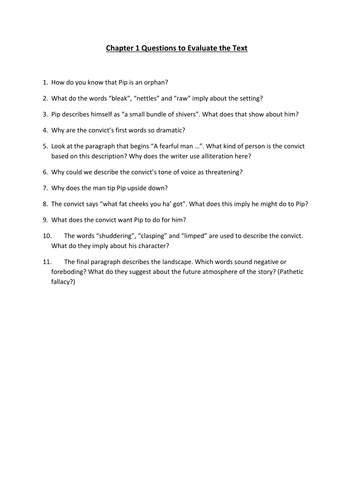 Great Expectations | Teaching Resources