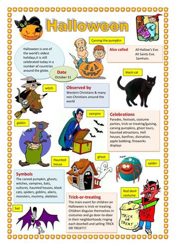 Halloween, Autumn. | Teaching Resources