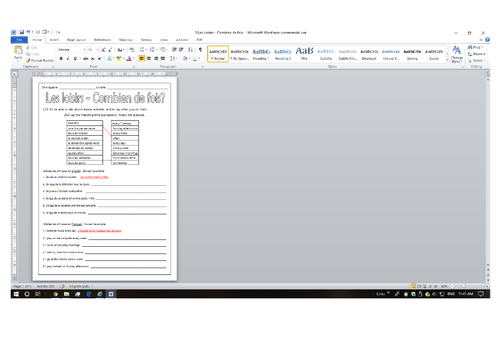 FRENCH - Leisure Activities - Les Loisirs - Worksheets | Teaching Resources