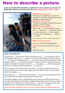 Describing a picture | Teaching Resources