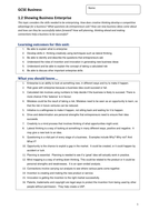 Booklets for Edexcel GCSE Business Studies unit 1 Introduction to small ...