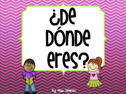 Spanish De Donde Eres Lesson | Teaching Resources