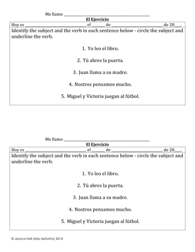 Spanish Direct Object Pronouns Lesson with the Present Tense | Teaching ...