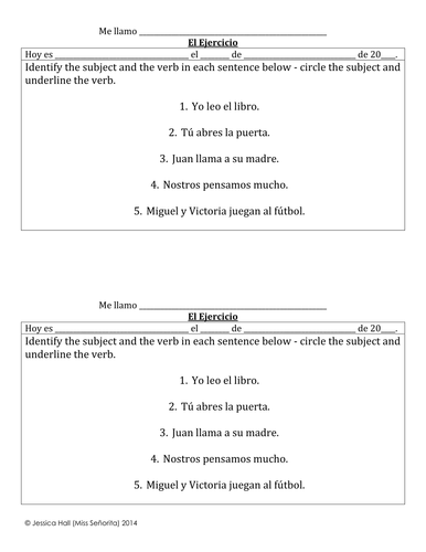 Spanish Direct Object Pronouns Lesson with the Present Tense | Teaching ...