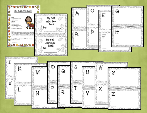 My Fall ABC Book | Teaching Resources